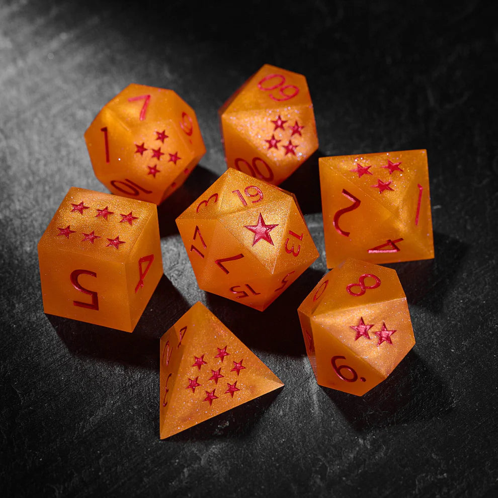 Dragon Ball Z Dragonballs DnD D&D Dice Set – Big Beard Bros